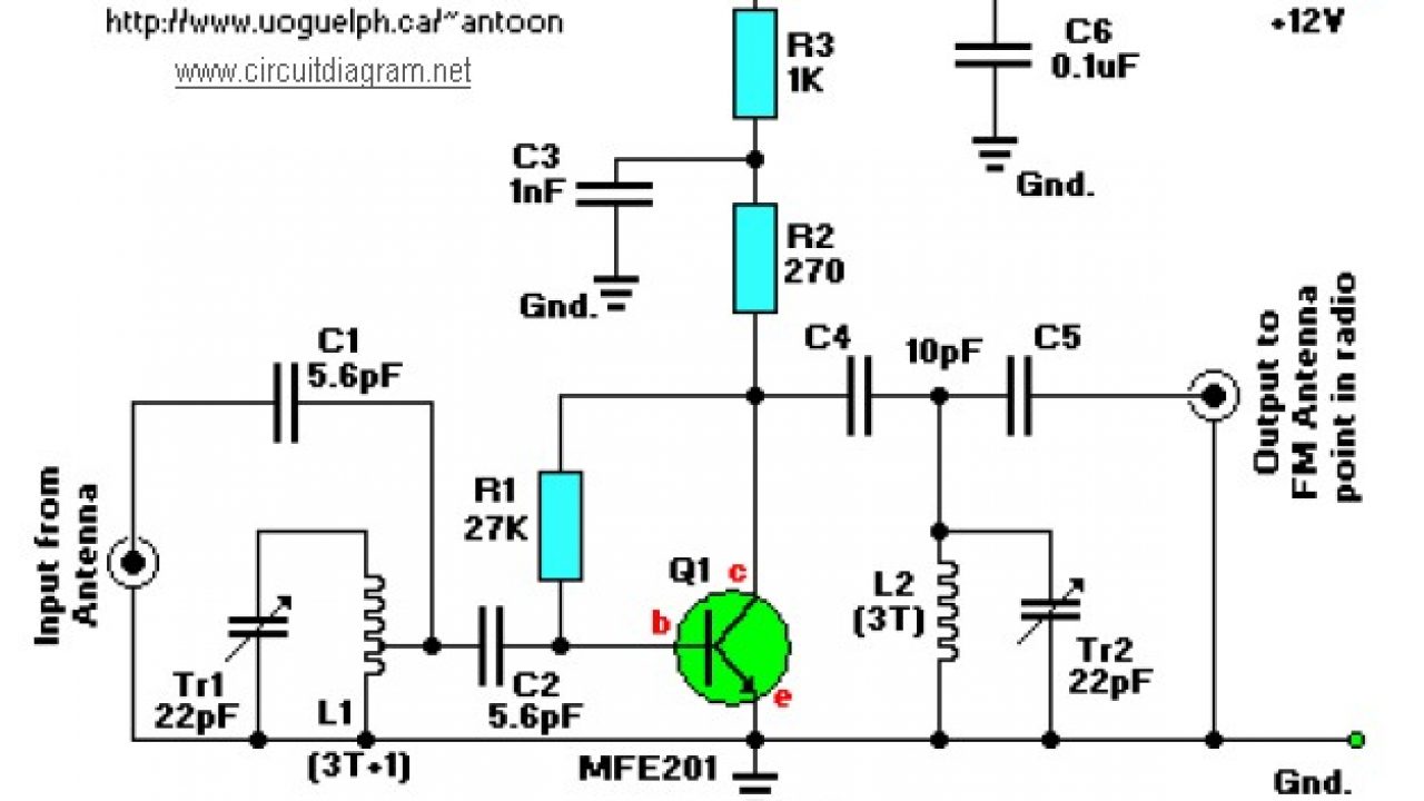 Fm booster circuit diagram
